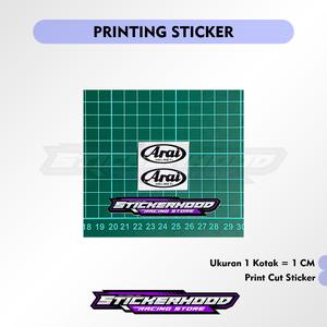 Jual STICKER STIKER VISOR HELM ARAI 2PCS - Kab. Bandung - STICKERHOOD ...