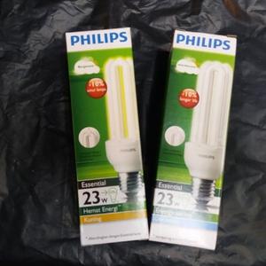 Jual (((AALLOO)) Philips Essential 23Watt Putih/ Kuning (sudah termasuk ...