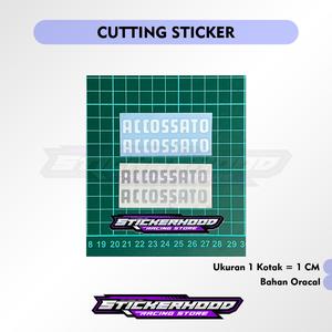 Promo STICKER STIKER ACCOSSATO LOGO 2PCS - Kab. Bandung - STICKERHOOD ...