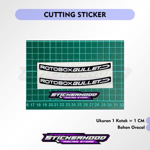 Promo STICKER STIKER VELG ROTOBOX BULLET 2PCS - Kab. Bandung ...