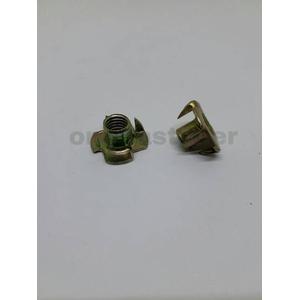 Jual mur tanam kayu m8 tee nut mur furniture mur cakar warna kuning ...