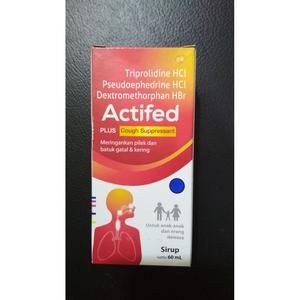 Jual ACTIFED PLUS MERAH OBAT PILEK DAN BATUK KERING GATAL 60ML - Kota ...