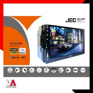 Jual Head Unit Double Din Deckless Jec Gd-6980 7 Inch Full Glass Panel ...