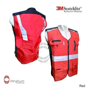 Jual Rompi Safety Vest Kerja K3 HSE Lapangan Bandara, Tambang, Proyek ...