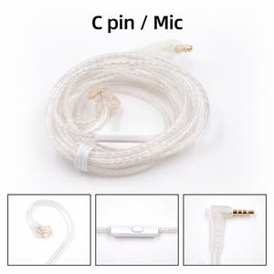 Jual KZ Cable KZ Kabel Silver Plated WITH MIC Type C Upgrade KZ ZSN Pro ...
