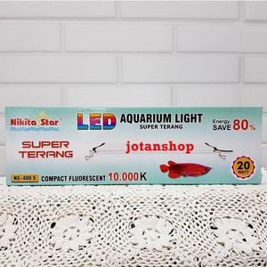 Jual Lampu Akuarium Ikan Hias NIKITA LED NS-400S Super Terang Aquarium - Kab. Sleman - Pillo Pet ...