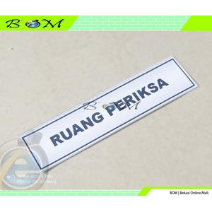 Jual stiker sticker tulisan label tempat ruang periksa - Kota Bekasi ...