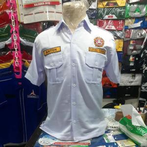 Jual kemeja seragam karang taruna baru/free nama kanan kiri/logo bisa ...