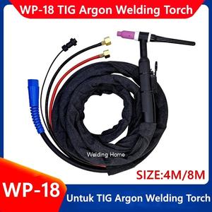 Jual WP18 Stang Las Argon TIG Welding Torch WP-18 WP 18 4M 8M 4 8 Meter ...