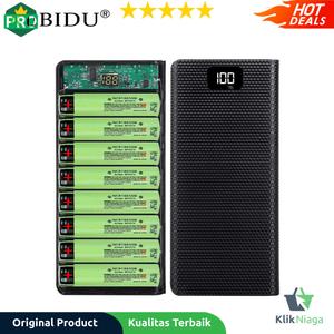 Jual Casing Powerbank DIY Power Bank Case USB Type C 2 Port 8x18650 ...