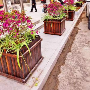 Jual Prh Antiseptic Wooden Flower Box Outdoor Garden Planting Box Out ...