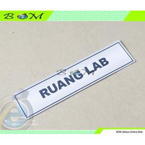 Jual stiker sticker tulisan label tempat ruang lab - Kota Bekasi ...
