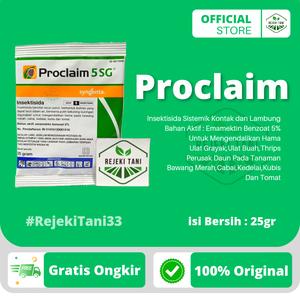 Jual Insektisida PROCLAIM 5 SG 25 gram Efektif Mengendalikan Hama Ulat ...