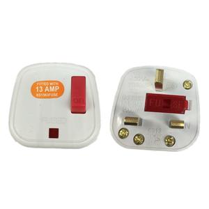 Jual Standard Grounding 13A 3 Pin Uk Power Plug With Fused Led Switch ...