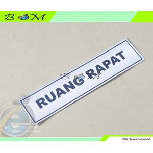 Jual stiker sticker tulisan label tempat ruangan ruang rapat - Kota ...
