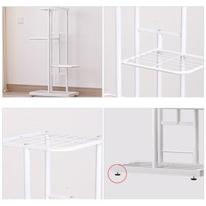 Jual Prh 4 Tier 5 Potted Plant Stand Metal Flower Pot Holder Storage ...