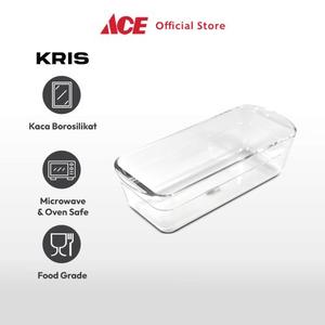 Promo Kris 1.5 ltr Loyang Kaca Tray Adonan Wadah Panggang Kue Cetakan ...