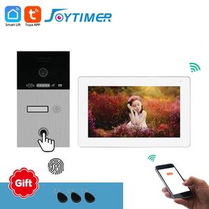 Jual Video Intercom Multi-family Fingerprint Access Control 7 "HD Full ...