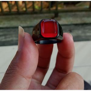Jual Cincin akik red baron kotak cutting natural - Jakarta Timur ...