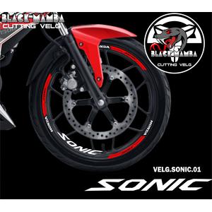 Jual (COD) CUTTING STICKER VELG SONIC HONDA SONIC 01 - Putih - Kab ...