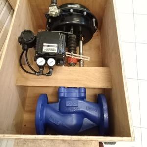 Jual Flow control valve 1inch Dn 25 pn16 dp 33 ari faba actuator ...