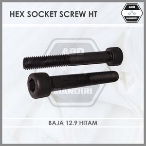 Jual Baja Hitam 12.9 Baut L M12 X 200 ( Hex Socket Screw ) M12x200 HT ...