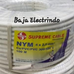Jual KABEL LISTRIK TUNGGAL / ENGKEL ISI 4 NYM 4X2,5MM SUPREME @100MTR ...