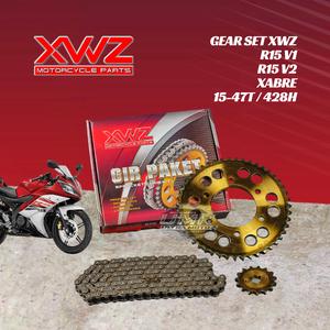Promo GEAR GIR SET GIR PAKET R15 V1 V2 XABRE 15T 47T 428H XWZ - Jakarta ...