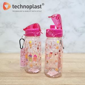 Jual TECHNOPLAST Pink Dessert Bottle Sport 670ml | Botol Air Minum Anak ...