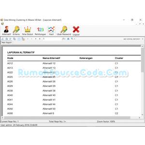 Jual Source Code Data Mining Clustering K-Means VB.Net - Kota Denpasar - Rumah Source Code ...