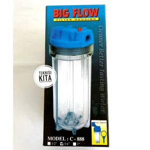 Jual Big Flow Filter Housing 10 inch Clear Bening Transparan Alinco ...