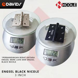 Jual Engsel Pintu Rumah Jendela Besi Esel Ensel Hitam Kamar Mandi 3 ...