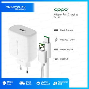 Promo Charger Oppo Original Fast Charging 4A Type C dan Micro - Micro ...