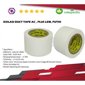 Jual ISOLASI DUCT TAPE AC , PLUS LEM, PUTIH - Kab. Banyumas - GROSIR ...