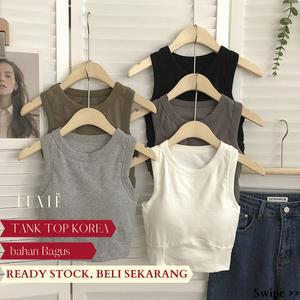 Jual TARA Tank Top Fashion Korea Croptee Camisol Wanita Singlet Tanktop ...