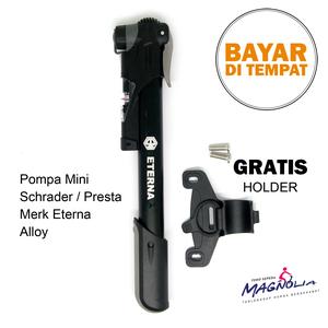 Jual Pompa Ban Sepeda Portable Schader dan Presta Alloy Merk Eterna ...