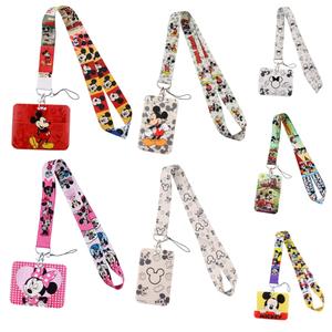 Jual Disney Identification Card Holder Mickey Mouse Campus Hanging Neck ...
