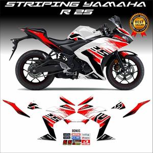Jual Striping/Sticker Yamaha R25 Livery Grafis R25/Decal Motor R25 ...