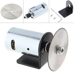 Jual 24V 555 Motor Table Saw Kit with Ball Bearing Mounting Bracket and ...