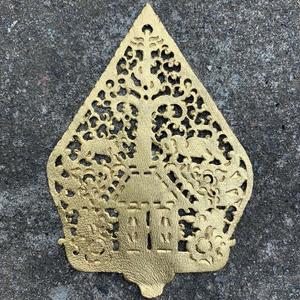 Jual Wayang Kulit Asli Gunungan / Kayon Warna Gold / Emas Untuk Mahar ...