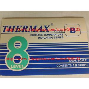 Jual TMC 10 strips THERMAX Temperature Label 8 Level Range B - Jakarta ...