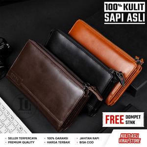 Jual Tas Tangan Pria Kulit Sapi Asli Original Bermerek Branded Model ...