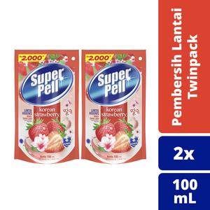 Promo Superpell Pembersih Lantai Korean Strawberry 100ml Twinpack ...