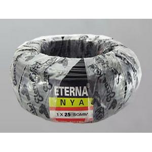 Jual Kabel Listrik Kawat Tunggal NYA 1x2.5 Eterna Hitam 100 Meter ...