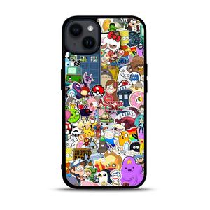 Jual Case iPhone 11 12 13 14 Pro Max Plus Mini Doodle Toon All ...