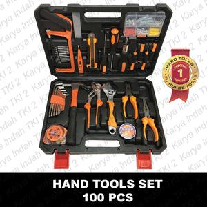 Jual Hand Tool Set 100 Pcs HABO Toolkit Toolbox Tool Kit Tool Box ...