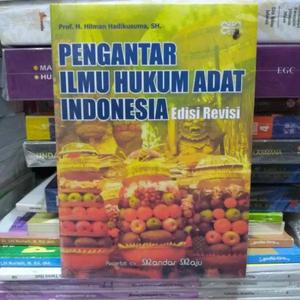 Jual Pengantar Ilmu Hukum Adat Indonesia (Edisi Revisi) - Kab. Bogor - Machine Holic | Tokopedia