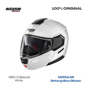 Jual Helm ORIGINAL NOLAN N90-3 Special N-Com Modular WHITE - S - Kab. Bandung - rumeida | Tokopedia