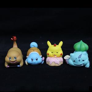 Jual Pokemon Foodie Fat Series Anime Figure Pikachu Charmander ...