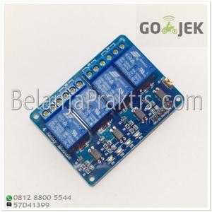 Jual Relay Module 4 Channel 5V DC - Output 250VAC / 30VDC 10A for ...